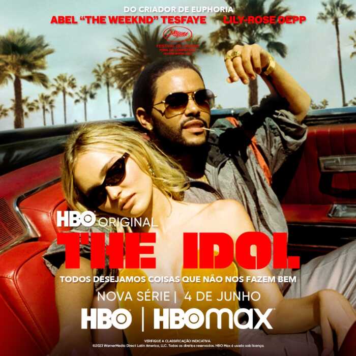 Boomerang Music | HBO MAX DIVULGA O PÔSTER OFICIAL DE ‘THE IDOL’